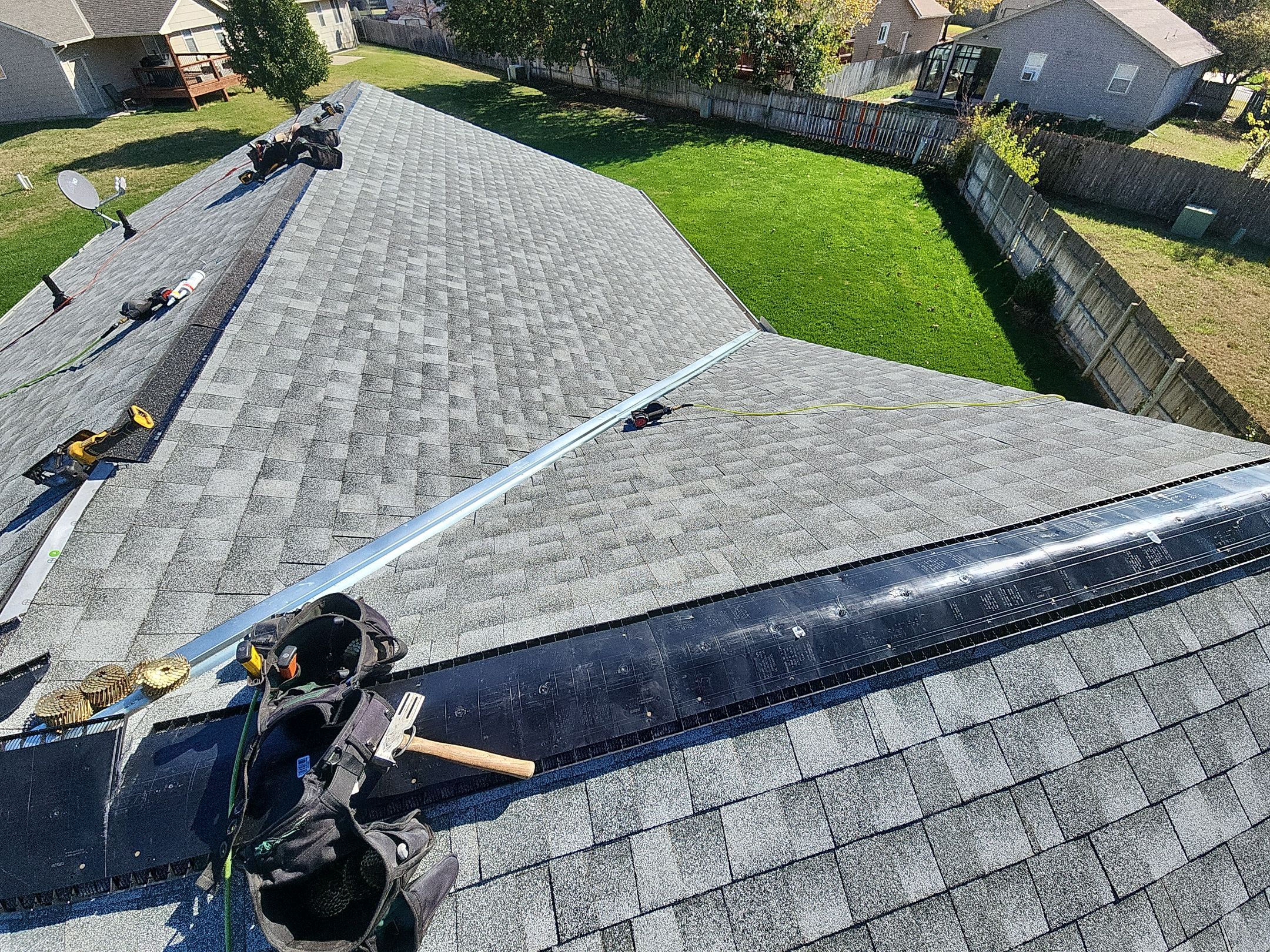 How to Replace Loose or Missing Ridge Cap Shingles - Rhoden Roofing